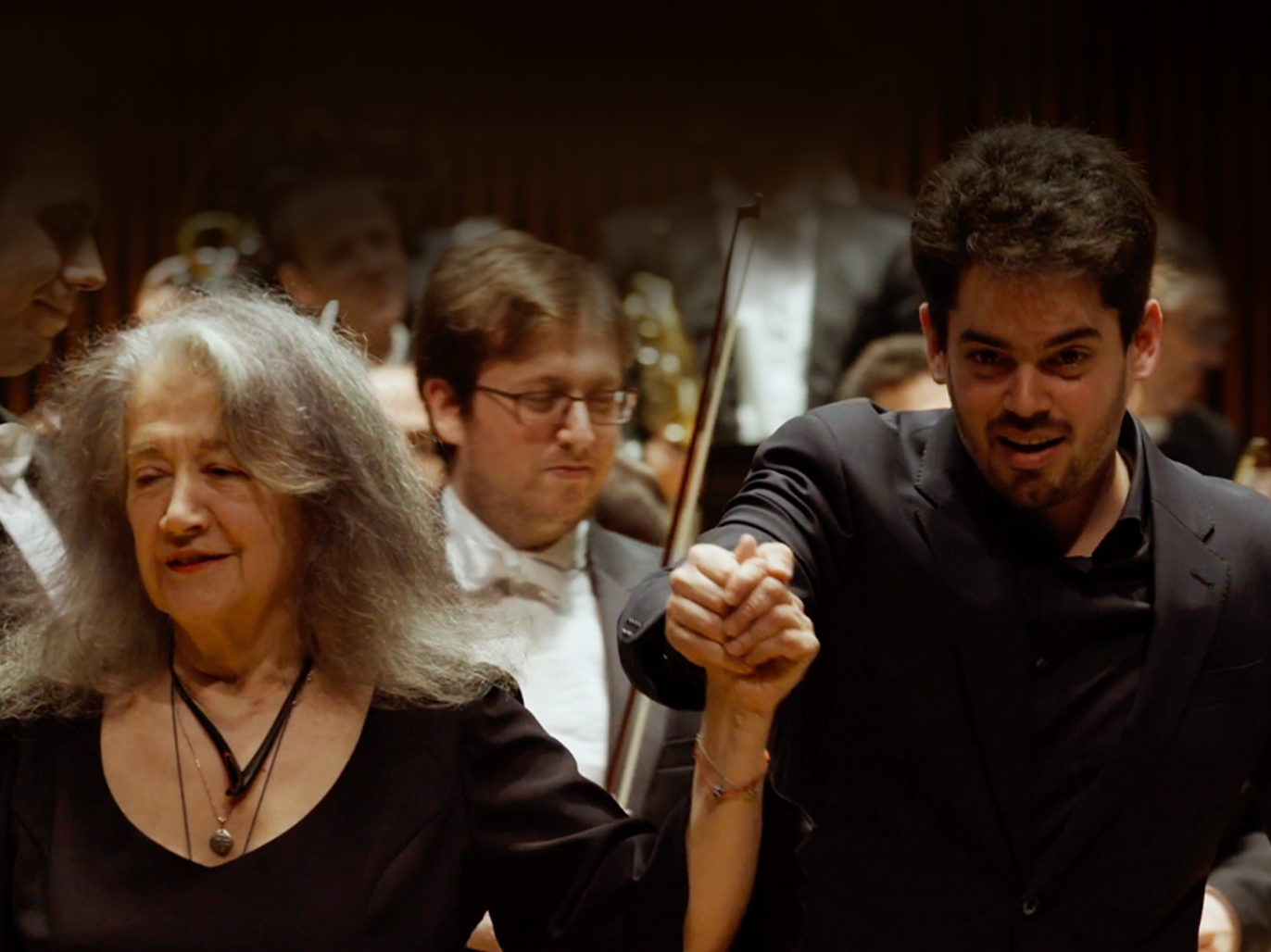 Martha Argerich and Lahav Shani perform Ravel, Ben-Haim and Stravinsky