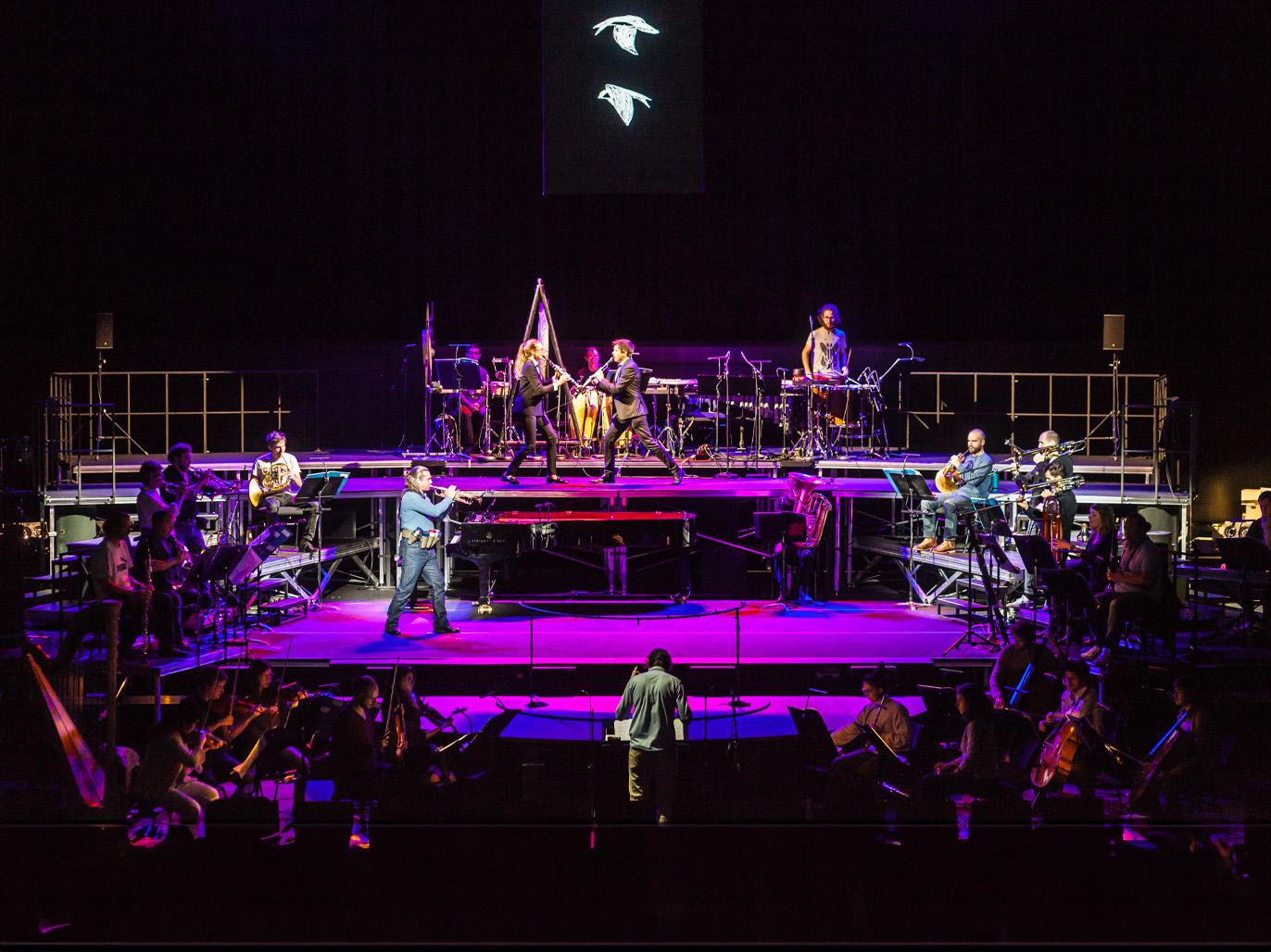 Maxime Pascal and Le Balcon perform Jonathan Harvey's Bhakti