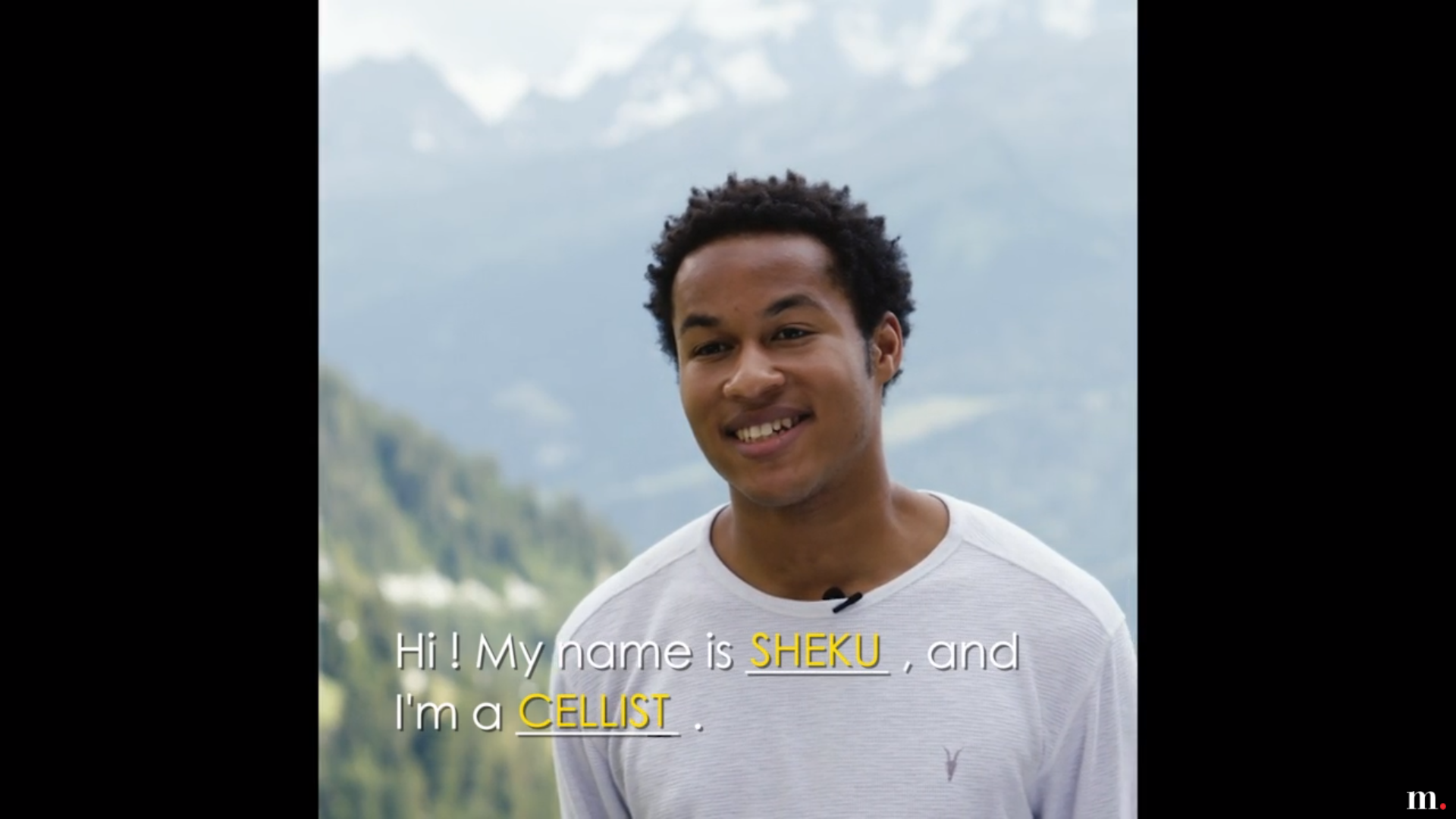 Swiss Cheese Story with Sheku Kanneh-Mason