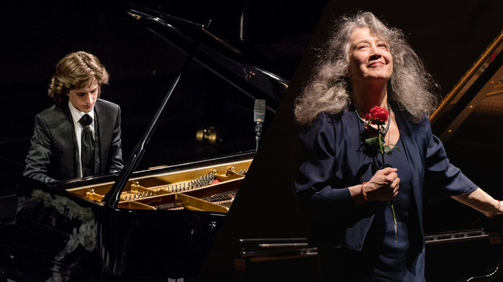 Yoav Levanon, Martha Argerich, Akane Sakai, and Sergio Tiempo perform ...